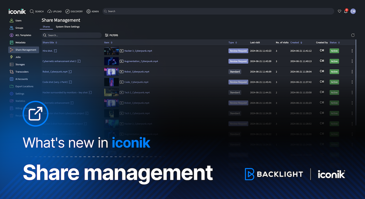 iconik | Cloud Media Management and Collaboration